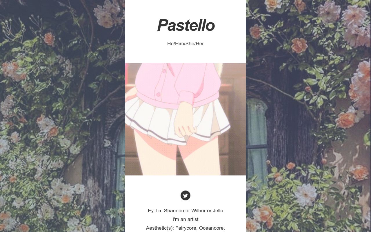 Hehe my Carrd i guess?